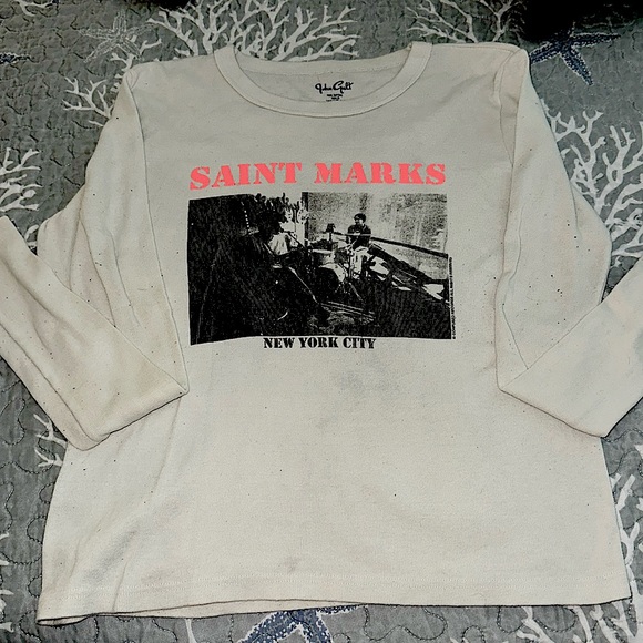 Brandy Melville | Tops | John Gault Graphic Long Sleeve Saint Marks ...